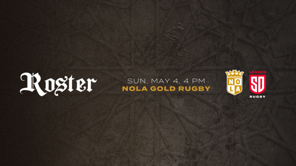 NOLA GOLD Rugby 2025 Week 12 Roster Revealed - NOLA GOLD Rugby